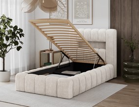 Postel Lamica 90x200 + Dřevěný rám/Standardní zdvih/kontejner