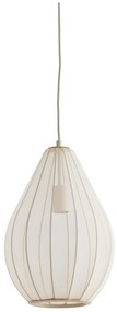 Béžové závěsné svítidlo se skleněným stínidlem ø 28 cm Itela – Light & Living