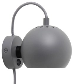 Nástěnné svítidlo FRANDSEN Ball Magnet, světle šedé matné
