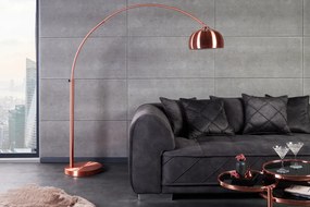 Designová stojanová lampa Arch měděná