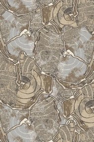 Kusový koberec Vein béžový 133 x 190 cm