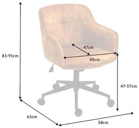 Kancelářské křeslo KAINEUS Dekorhome