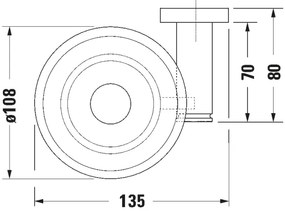 Duravit 99174600 - Nástěnná mýdlenka D-CODE levá matná černá