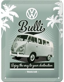 Postershop Plechová cedule: VW Bulli - 20x15 cm