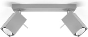 Sollux Lighting Stropní svítidlo MERIDA 2 šedé