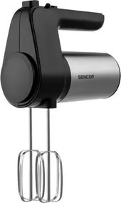 SENCOR SHM 5207SS černá / Ruční šlehač / 400 W / 6 rychlostí / hnětací