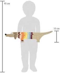 small foot Puzzle písmena Jezevčík