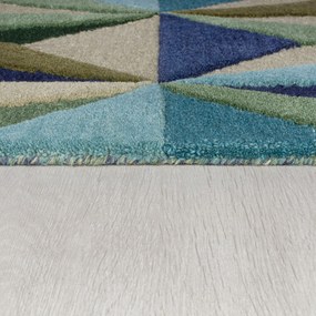 Kusový koberec Illusion Reverie Blue, 120x170, viacfarebná, detská izba, Flair Rugs