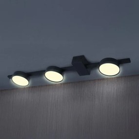LED Stropní svítidlo JOY 3xGX53/6W/230V černá