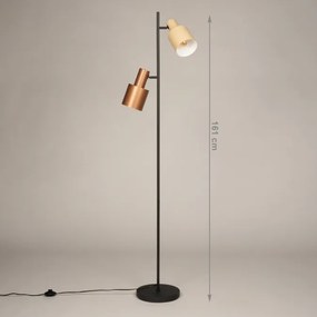Stojací moderní lampa Verticolla Brown 2