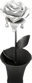 Keltská růže - bílá - M (13 cm)