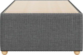 Rám postele bez matrace tmavě šedá 80 x 200 cm textil 3284894