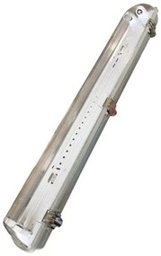 Prachotěsné led zářivkové svítidlo pro 1 x 60cm LED trubici, IP65, 66cm