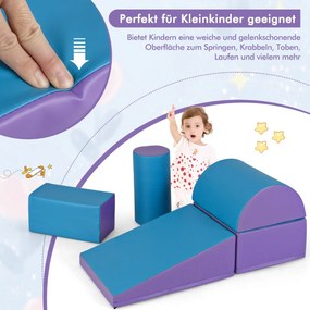 Costway 5 ks. Schaumstoffbausteine Riesenbausteine zum Toben a Klettern