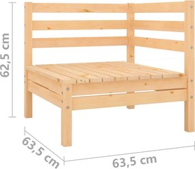 2místná zahradní pohovka masivní borovice 3082387