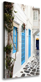 Wallmuralia Vertikální Foto obraz na plátně Řecké ulice 50x100