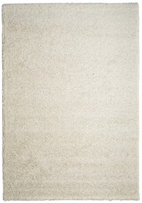 Mono Carpet, Kusový koberec Efor Shaggy 2137 Cream, 80x150, bílá, ložnice