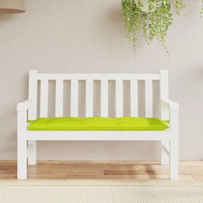 vidaXL Poduška na zahradní lavici 120x50x7 cm oxfordská látka [361600] Barva: Bílo-zelená