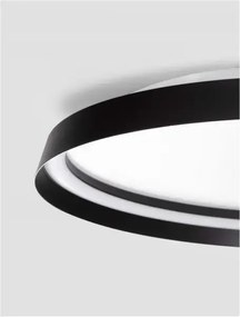 LED stmívatelně černá moderní stropní svítidlo Ormi