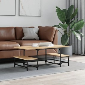 vidaXL Konferenční stolek 100x50,5x40 cm kompozitní dřevo [835374] Barva: Černá