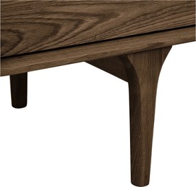 House Nordic TV stolek DARWIN tmavě hnědý 180×45 cm 3201021
