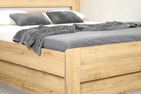 Manželská postel s úložným prostorem a rošty Valkýra