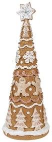 Dekorace vánoční perníkový stromek Gingerbread Tree - Ø 14*37 cm