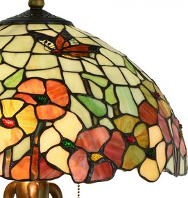 Stolní lampa Tiffany Esmée - Ø 40*63 cm E27/2*60W