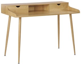 Psací stůl 120 x 60 cm světlé dřevo LENORA Beliani