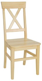 Drewmax KT107 - Dřevěná židle 43x38x100cm - Borovice