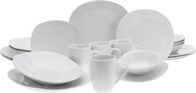 XXXLutz KOMBINOVANÁ SOUPRAVA SQUARE WEISS 20dílné Creatable - Online Only nádobí - 007768134403