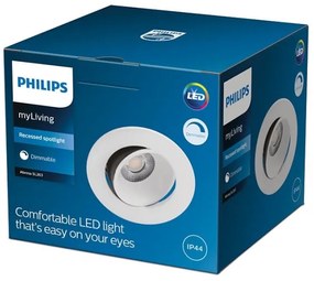 Philips - LED Stmívatelné koupelnové svítidlo ABROSA 1xLED/9W/230V IP44