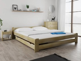 Postel Emily 180 x 200 cm, borovice Rošt: S laťkovým roštem, Matrace: Matrace Somnia 18 cm