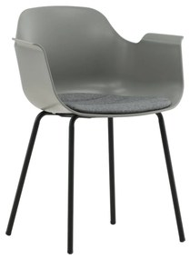 Jídelní židle Comfort, 2ks, šedá, S60,5xD52xV79,5
