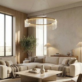 Toolight Rea, ZÁVĚSNÁ STROPNÍ LAMPA G145-CP 60 GOLD, OSW-04701