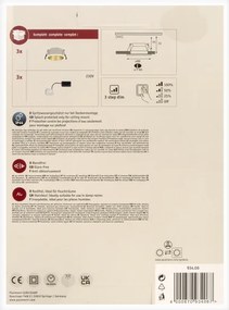 Paulmann 93406 - SADA 3xLED/6,5W IP44 Stmívatelné koupelnové svítidlo COLE 230V