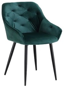 Halmar jídelní židle K4876 barevné provedení tmavě zelená