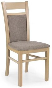 Jídelní židle Gepar (světle hnědá, dub sonoma)