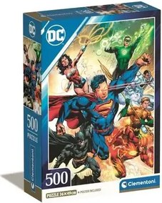 Clementoni PUZZLE DC Comics: Liga Spravedlnosti / 500 dílků / od 14 le
