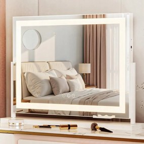 LED zrcadlo Hollywood 58 × 46 cm