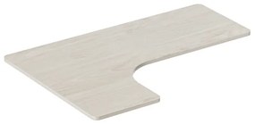 Lama Plus Deska stolu rohová ERGODESK CORNER— 160x110-60x2,5 cm, laminovaná dřevotříska akát