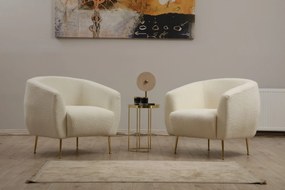 KALUNE DESIGN křeslo ESES krémová 859FTN2043