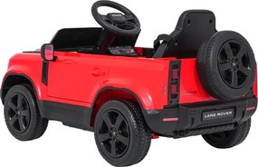 Elektrické autíčko Land Rover Defender červené