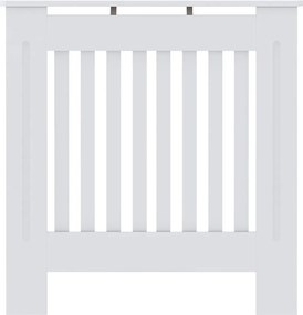 Kryt radiátoru 2 ks Bílá 78 x 19 x 81,5 cm Kompozitní dřevo 3403241