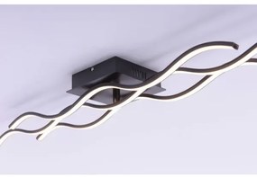 Leuchten Direkt 15166-18 - LED Přisazený lustr WAWE LED/28W/230V černá