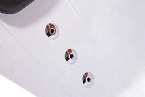 Terra Hydromasážní vířivá vana Carmen 631RH 180x120 s ohřevem vody, pravá