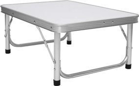 Kondela Skládací kempingový stůl, 60 cm, hliník/MDF, KEPI TYP 2