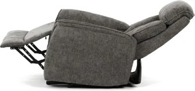 Polohovací křeslo šedé, elektrické TV-H9727 GREY2