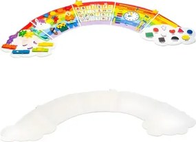 2KIDS TOYS Activity board Duha s mráčky / od 3 let / textilní senzoric