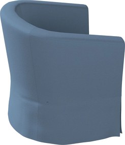 Potah na křeslo IKEA Ektorp Tullsta barva modrá látka pletený vzor